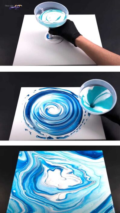 12 Acrylic Pouring Techniken für Anfänger - genial einfach!