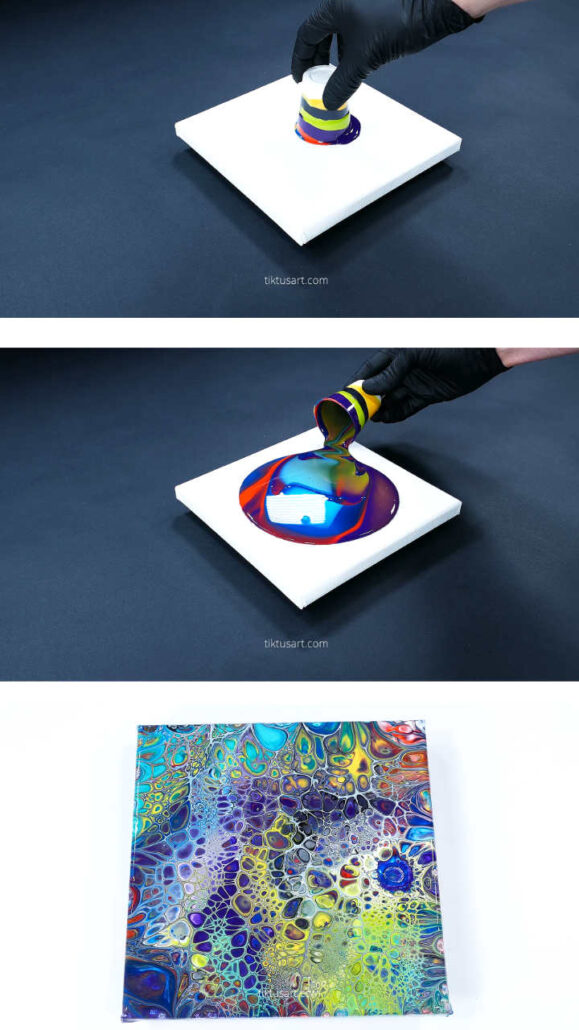 12 acrylic pouring techniques for beginners - incredibly simple!