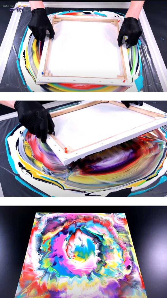 12 acrylic pouring techniques for beginners - incredibly simple!